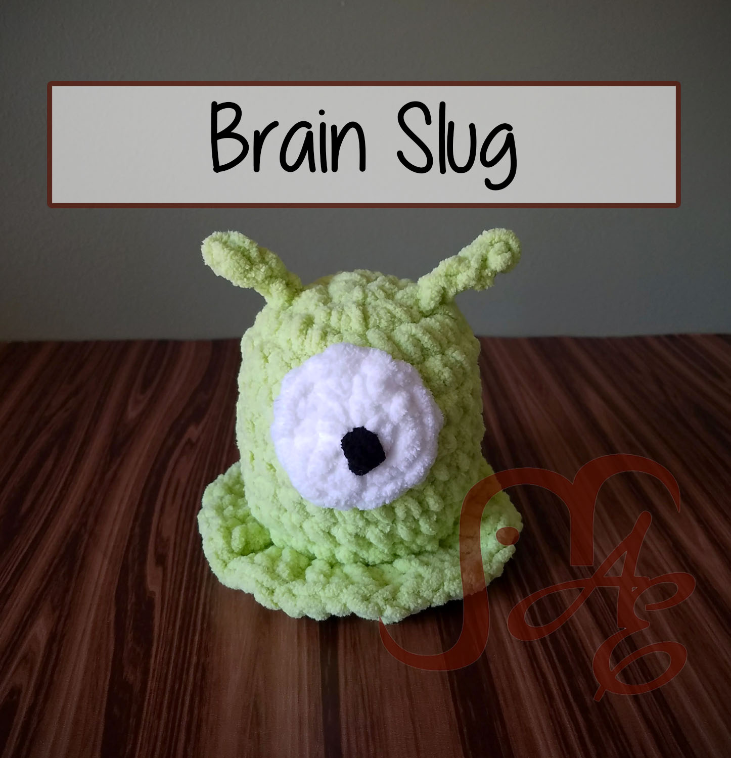Brain Slug Plush - Auburn Elephant